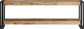 TV stolek 120 x 30 x 40 cm hrubé mangovníkové dřevo 320679