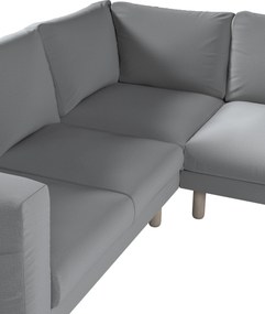 Potah na pohovku IKEA Norsborg rohová 4-místná barva šedá látka sametová