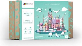 Stavebnice connetix tiles - kuličkodráha pastel 106 ks