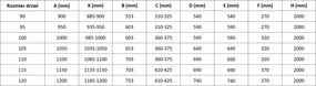 Mexen Mist L sprchové dveře výklopné 110 cm, transparentní, kartáčovaná měď - 8A4L-110-000-65-00