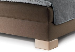 NEW DESIGN postele Boxspring postel VIANA s úložným prostorem, 160×200 cm, matrace a rošt v ceně Velikost postele: 160 × 200 cm
