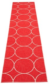 Vinylový koberec Pappelina BOO Red/Vanilla velikost: 70x300cm