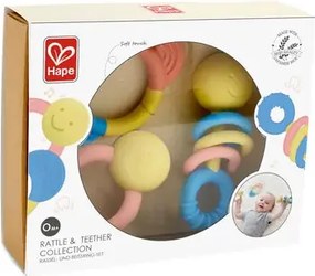 Hape ECO BABY - Sada chrastítek a kousátek / od 0 měsíců