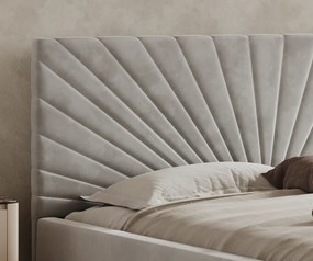 Postel BACOLI 140x200 zelená s úložným prostorem