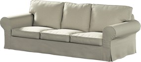 Potah na pohovku IKEA Ektorp 3-místná, nerozkládací barva béžová látka pletený vzor