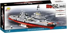 COBI 4860 Bitevní loď Bismarck / Stavebnice / 1:300 / 3204 kostek / od