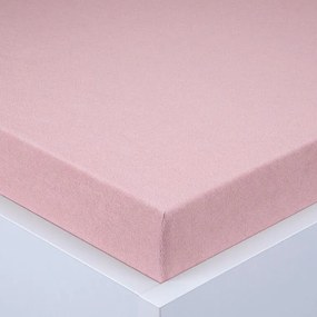 Napínací prostěradlo froté EXCLUSIVE starorůžové 180 x 200 cm