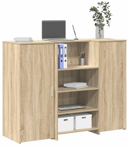 Recepční stůl dub sonoma 135x50x103,5 cm kompozitní dřevo 3324189
