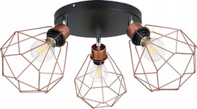 Lampa stropní svítidlo pohyb stropní lustr loft drát diamant