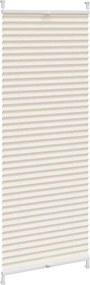 Plisovaná roleta 40 x 150 cm krémová 240619