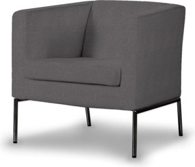 Potah na křeslo IKEA Klappsta barva šedá látka pletený vzor