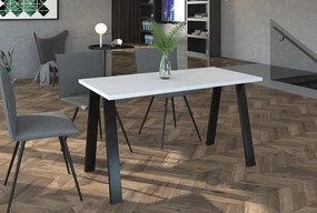 Casarredo - Komfort nábytek Jídelní stůl KOLINA 185x90 cm, černá/bílá