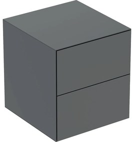 Geberit ONE - Boční skříňka 45x49x47 cm, 2 zásuvky, lávová 505.077.00.3