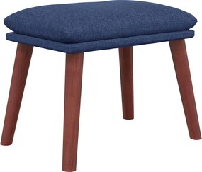 Podnožka modrá 45 x 29,5 x 35 cm textil 341461