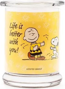 PEANUTS Vonná svíčka Life is better with you 250 g / Vonná svíčka