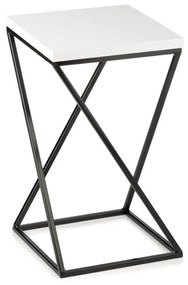 Květinový stojan LOFT II 40 cm černý/bílý