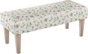 Dlouhá lavička 100x40cm barva vícebarevná látka vzorované