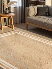 Hanse Home, Kusový koberec Looma 106301 Natural Gold Ivory, 80x150, béžová, chodba / předsíň
