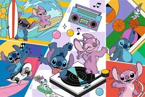 Trefl - Puzzle - LiloStitch: Vzpomínky / 100 dílků / 41 x 27.8 cm / vě