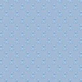 Modrá obrazová vliesová tapeta medvídci Z80094 Philipp Plein, Zambaiti Parati