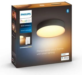 Philips -LED Stmívatelné svítidlo Hue ENRAVE S LED/9,6W/230V pr. 261 mm černá+DO