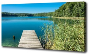 Wallmuralia Foto obraz na plátně Molo nad jezerem 100x50