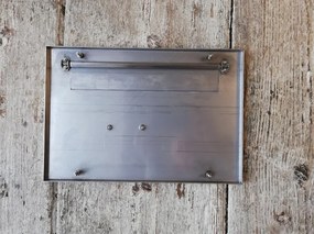 Poštovní schránka pro zazdění nastavitelná hl. 30-50 cm - NEREZ, bez zvonku, 1 x jmenovka