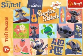 TREFL Puzzle Lilo  Stitch: Havajské dobrodružství / 200 dílků / 48 x 3