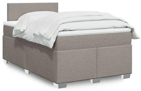 Box spring postel s matrací taupe 120x190 cm textil 3285824