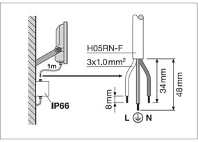 LED reflektor LEDVANCE FLOODLIGHT černý 17W/11W 2400lm/1600lm 4000K neutrální bílá IP66