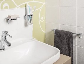 Aqualine, ZERO držák toaletního papíru bez krytu, chrom, ZE017