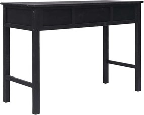 Konzolový stolek černý 110 x 45 x 76 cm dřevo 284161