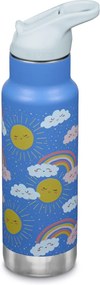 Dětská nerezová termolahev Klean Kanteen Insulated Kid Classic Narrow 12oz - Rainbows