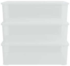 Plastové úložné boxy 3 ks 25 l stohovatelné - Default Title