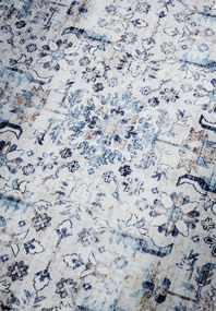 ELLE Decoration, Kusový koberec Imagination New 106042 Cream/Blue z kolekce Elle, 80x150, modrá, ložnice