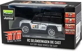 AMEWI RC auto Die Cast bílá / 1:64 / RTR / 2.4 GHz / LED osvětlení / 6