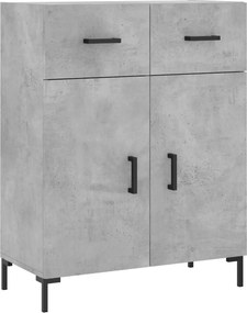 Skříň highboard betonově šedá 69,5x34x180 cm kompozitní dřevo 3199877