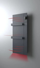 Sapho Sapho, ONSEN EVO elektrické topné těleso, 400x900mm, 1000 W, antracit, ONS10011