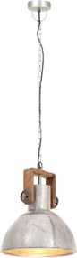 Industriální závěsné svítidlo 25 W stříbrné kulaté 30 cm E27 320530