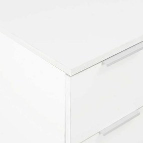 Příborník bílý s vysokým leskem 60x35x80 cm kompozitní dřevo 283712