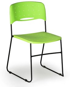 B2B Partner Plastová židle SQUARE, zelená