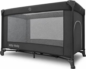 Dětská cestovní postýlka Milly Mally Mirage v přenosné tašce dark grey