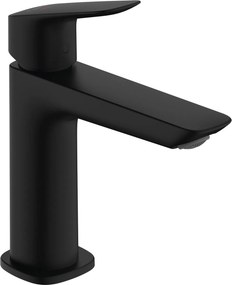Hansgrohe Logis, páková umyvadlová baterie 110 Fine CoolStart s odtokovou soupravou s táhlem, černá matná, HAN-71254670