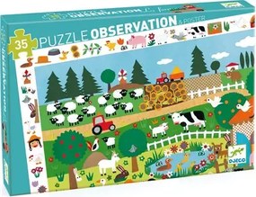 DJECO Puzzle Observation: Statek / 35 dílků / 61 x 38 cm