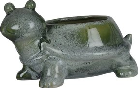 Porcelánový květináč Želva 23 × 16 × 14 cm