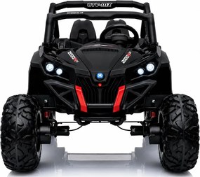 LEAN CARS Akumulátorové auto Jeep XMX603 4x4 s MP4 panelem, černé