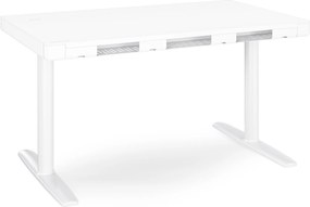 Elektrický psací stůl sit-stand se zásuvkou a bezdrátovou nabíječkou Qi bílý, 1200 mm: ELLIS