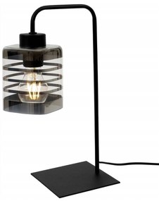 Stolní lampa Helix, 1x skleněné stínítko