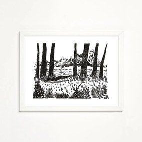 Pavla Baštanová | Koupání Rám: Bez rámu, Velikost: 30 x 40 cm