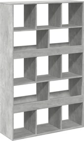 Knihovna betonově šedá 100 x 33 x 156,5 cm kompozitní dřevo 3309369